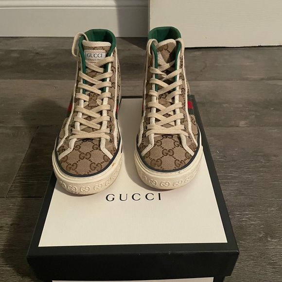 Gucci | Shoes | Gucci High Top Sneakers | Poshmark